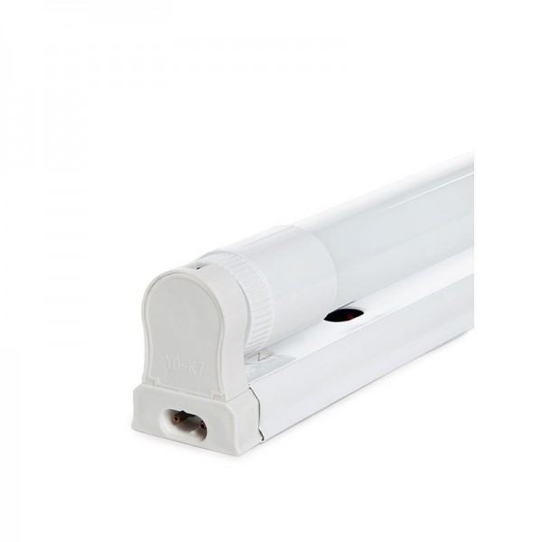 Luminária LED T8 com Tubo de LED Vidro 120 cm 20W 1800 lm 25000H - RL ...